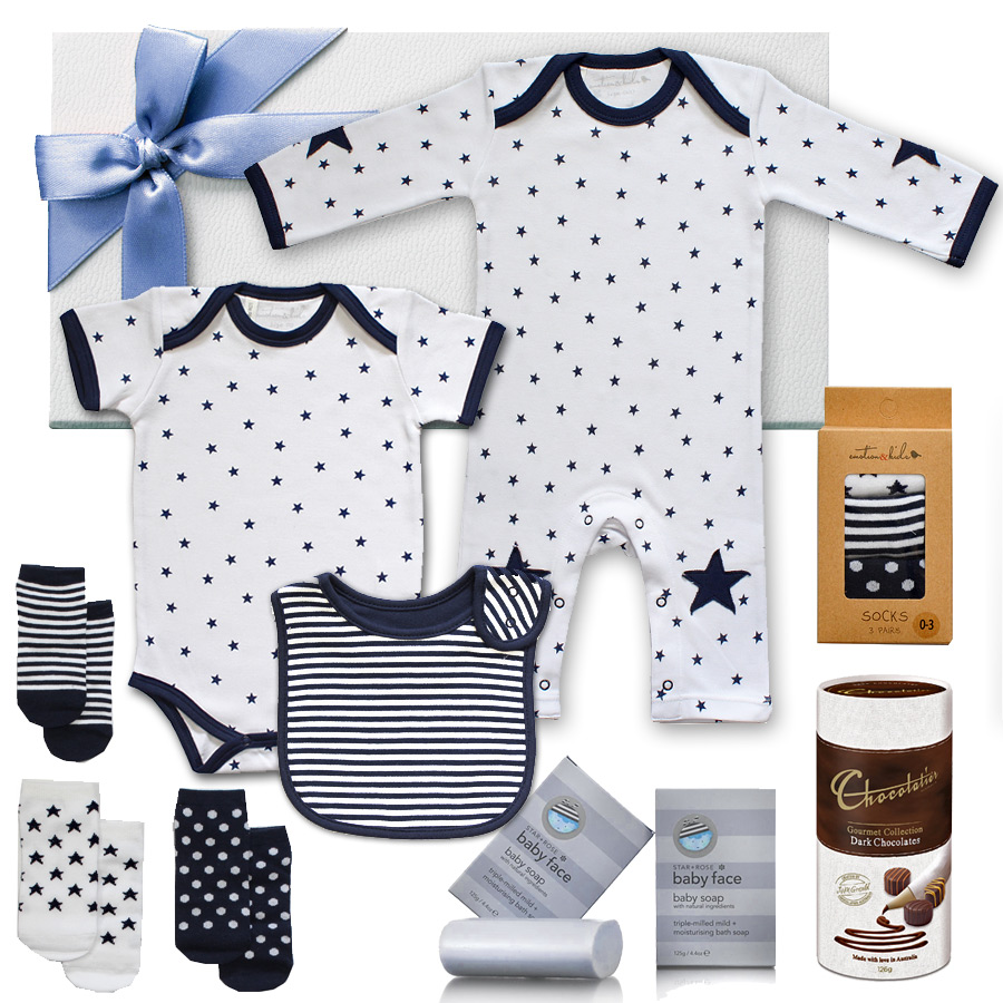 Deluxe Blue Star Hamper : My Baby Gifts